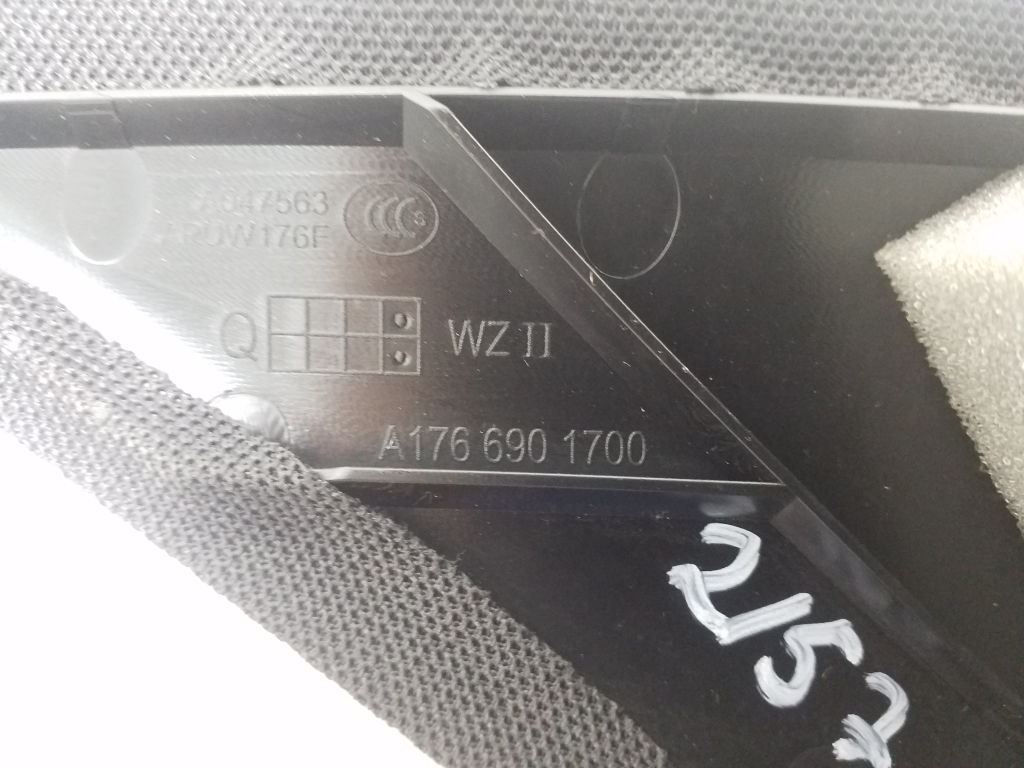 Used Mercedes Benz A-Class Interior trim of the front pillar to the ...