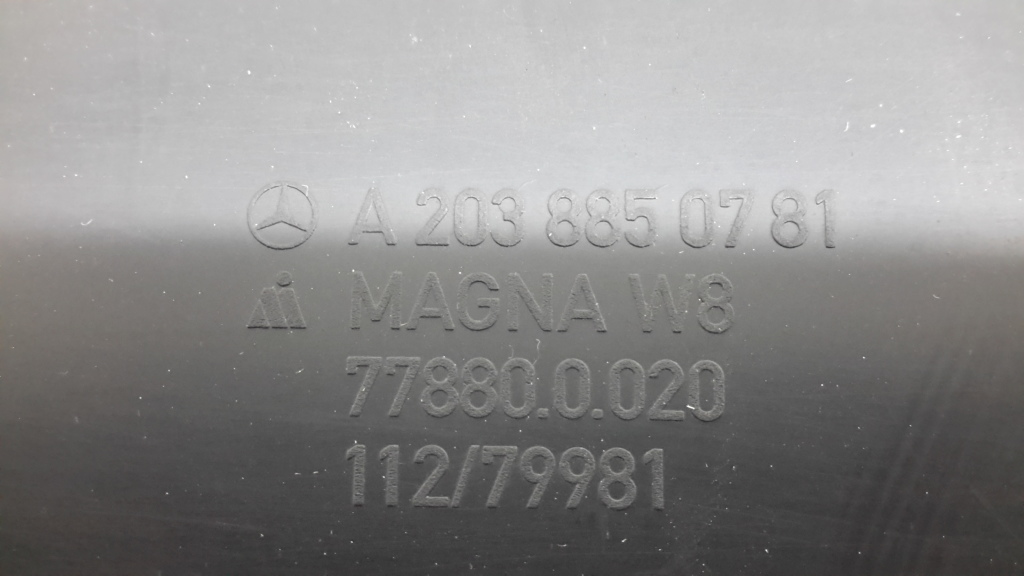 Naudotas Mercedes Benz CLC-Class Priekinio bamperio numerio laikiklis ...