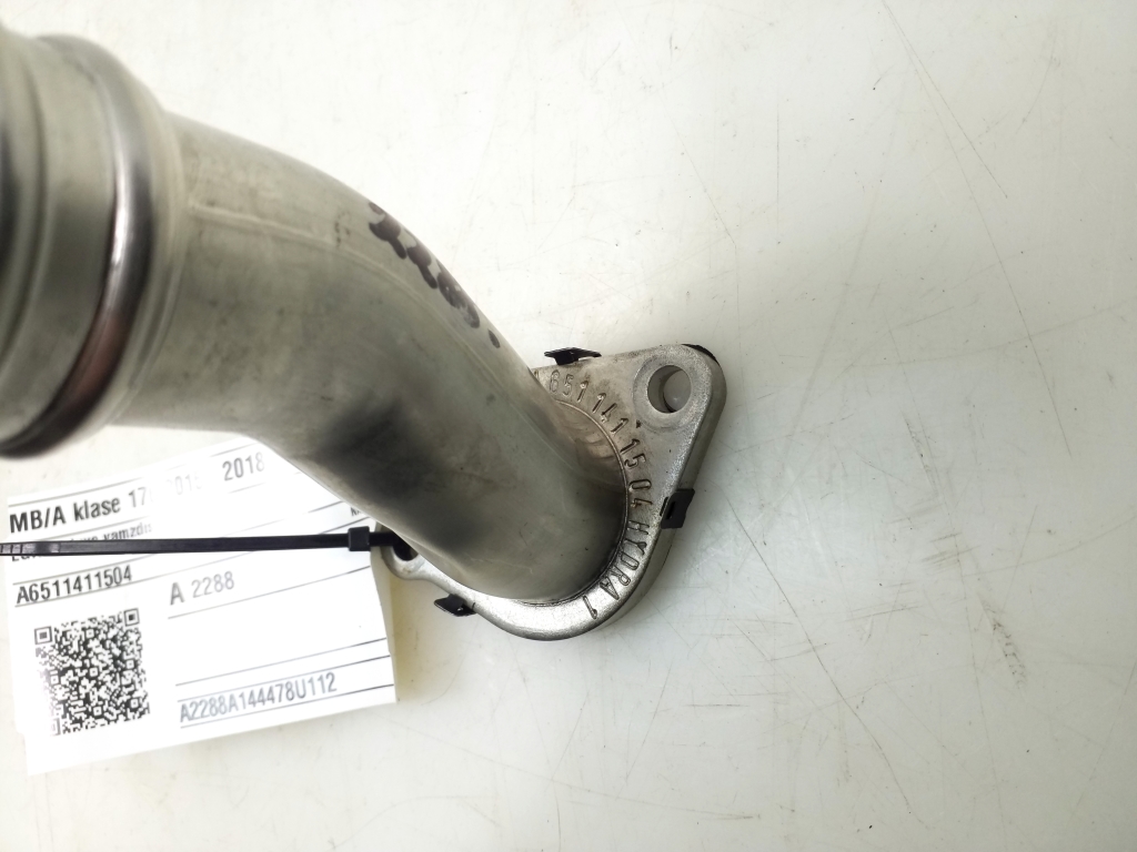 Used Mercedes Benz A-Class EGR valve pipe A6511411504