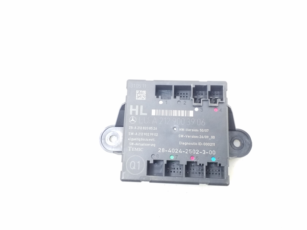 Used Mercedes Benz E-Class Rear side door control unit A2129003906