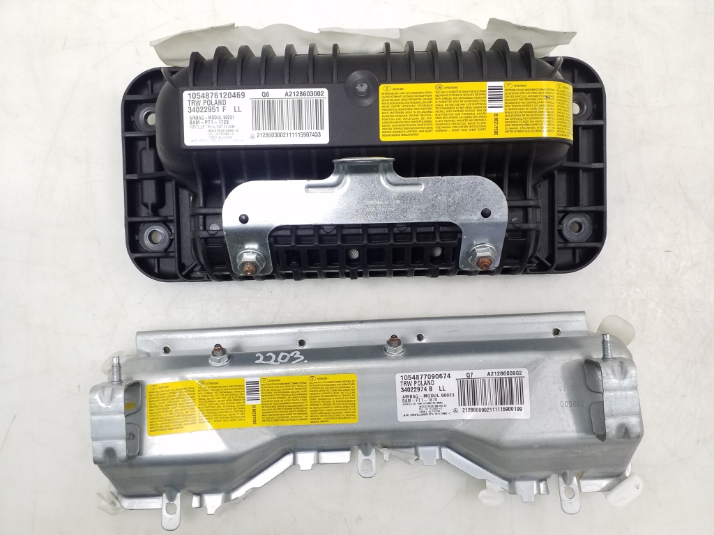 Used Mercedes Benz E-Class Airbags and their parts