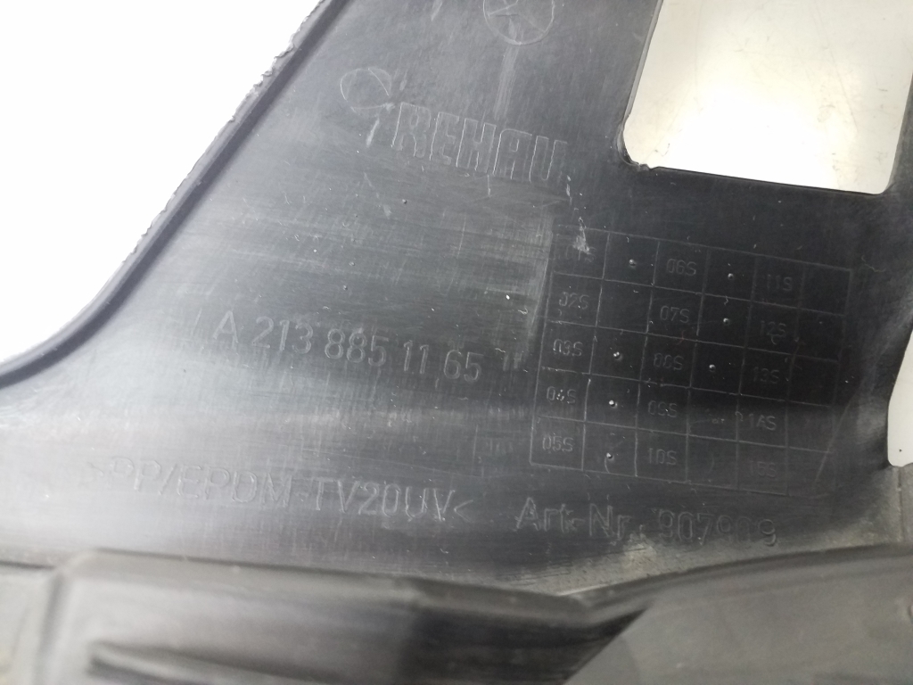 Used Mercedes Benz E-Class Front bumper inner frame A2138851165