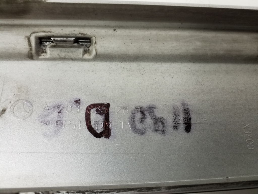 Used Mercedes Benz C-Class Rear bumper trim A2038852821