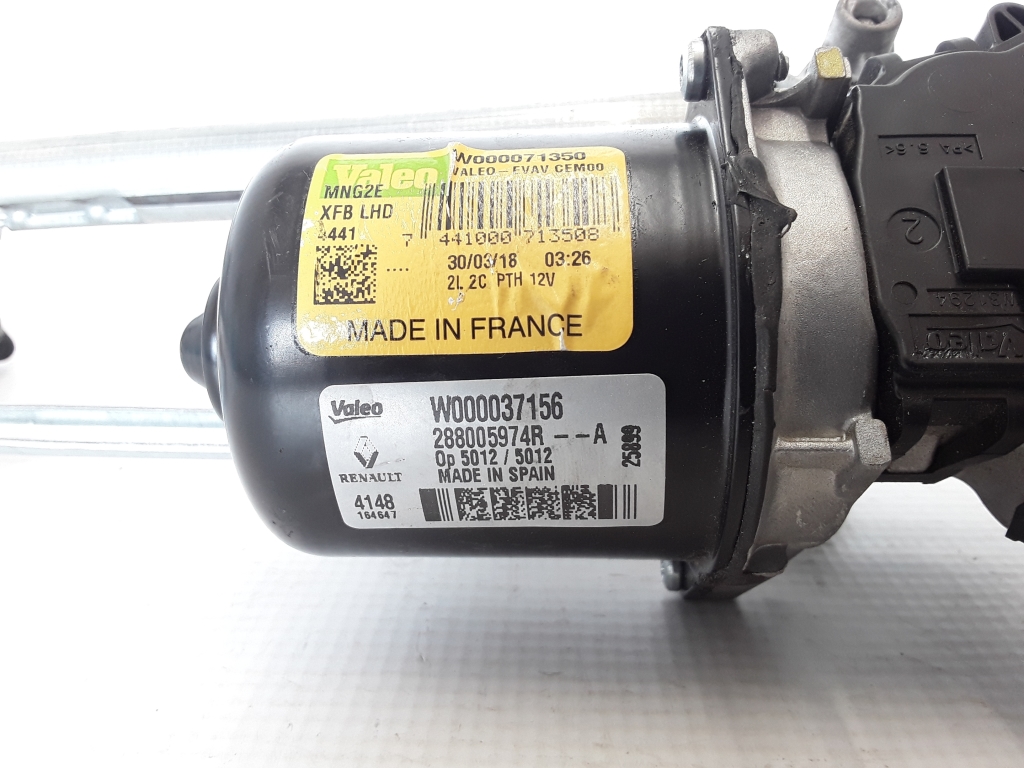 Used RENAULT Megane Windshield wiper mechanism 288005974R