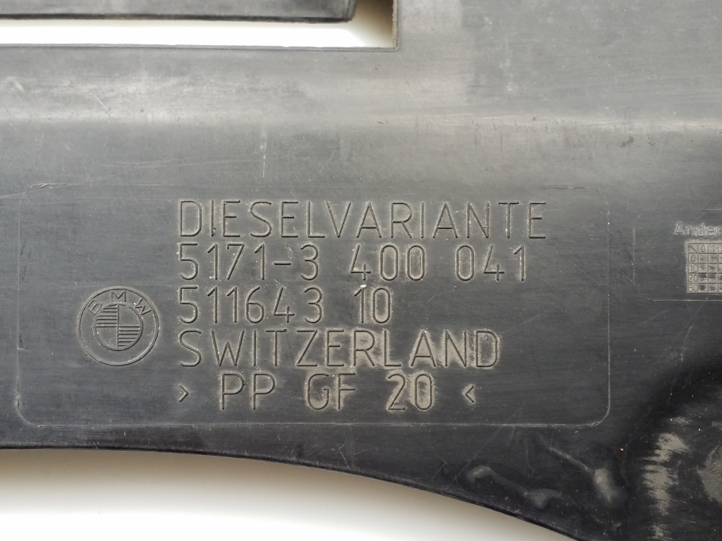 Used BMW X3 Front underbody protection 51164310