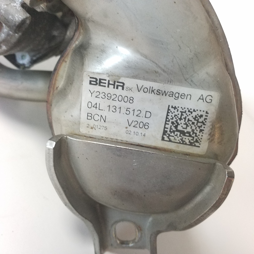 Used Volkswagen Golf EGR valve cooler 04L131512D