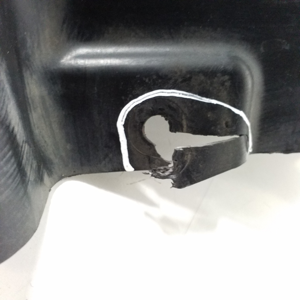 Naudotas Mercedes Benz GL-Class Priekinio posparnio galinė dalis ...