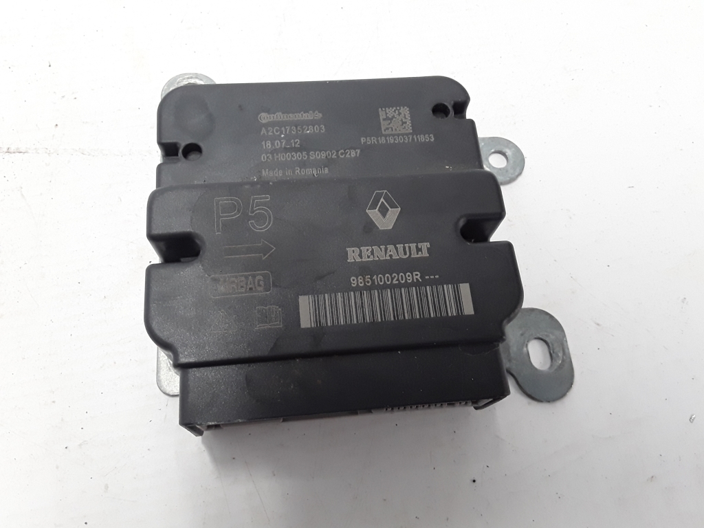 Used Dacia Duster Airbag module 985100209R