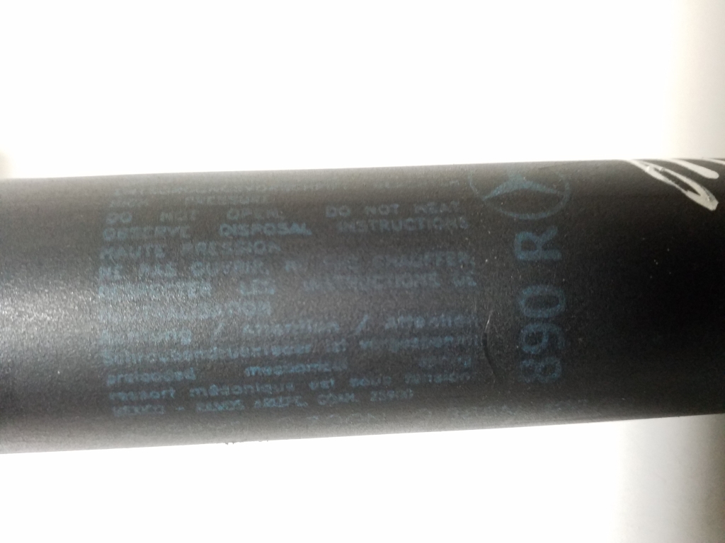 Used Mercedes Benz ML-Class Trunk lid shock absorber A1647400445