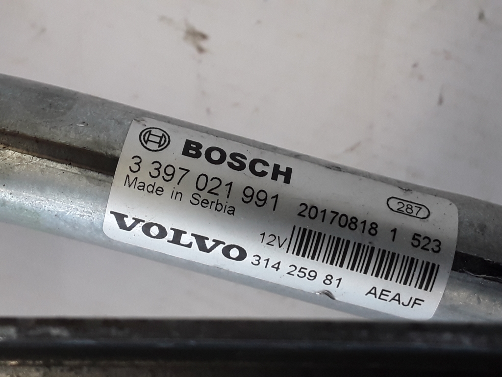 Naudotas VOLVO XC90 Priekinio stiklo valytuvų mechanizmas 31425981