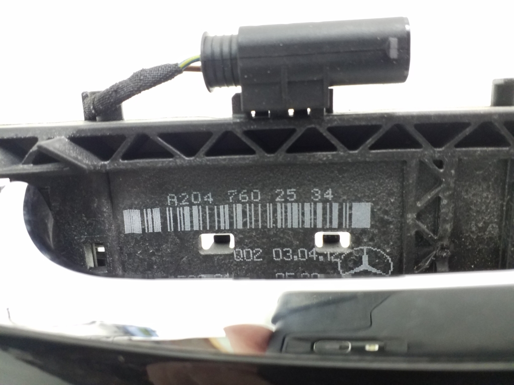 Used Mercedes Benz CLS-Class Rear side door opening handle outer and ...