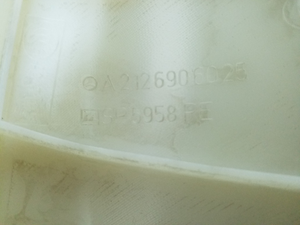 Used Mercedes Benz E-Class Interior trim of the front pillar to the ...