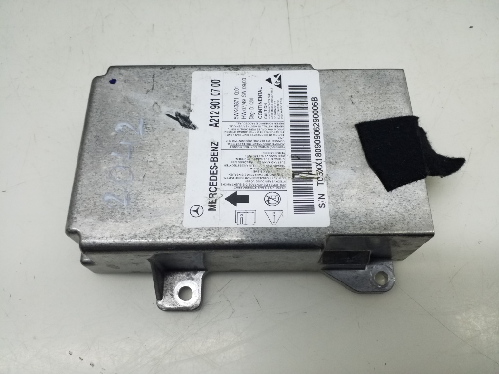 Naudotas Mercedes Benz E-Class Oro saugos pagalvės ir jos detalės