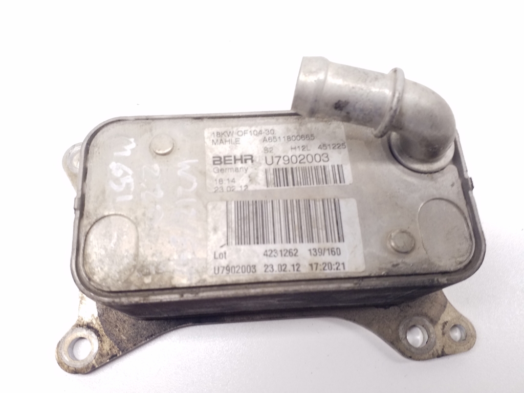 Used Mercedes Benz E-Class Oil cooler A6511800665