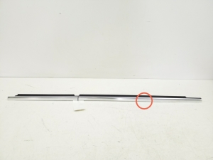 Used Mercedes Benz E-Class Rear side door strip to glass outer A2127350665