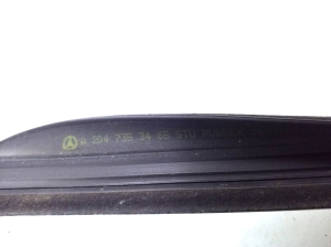 Used Mercedes Benz GLK-Class Rear side door strip to glass outer ...
