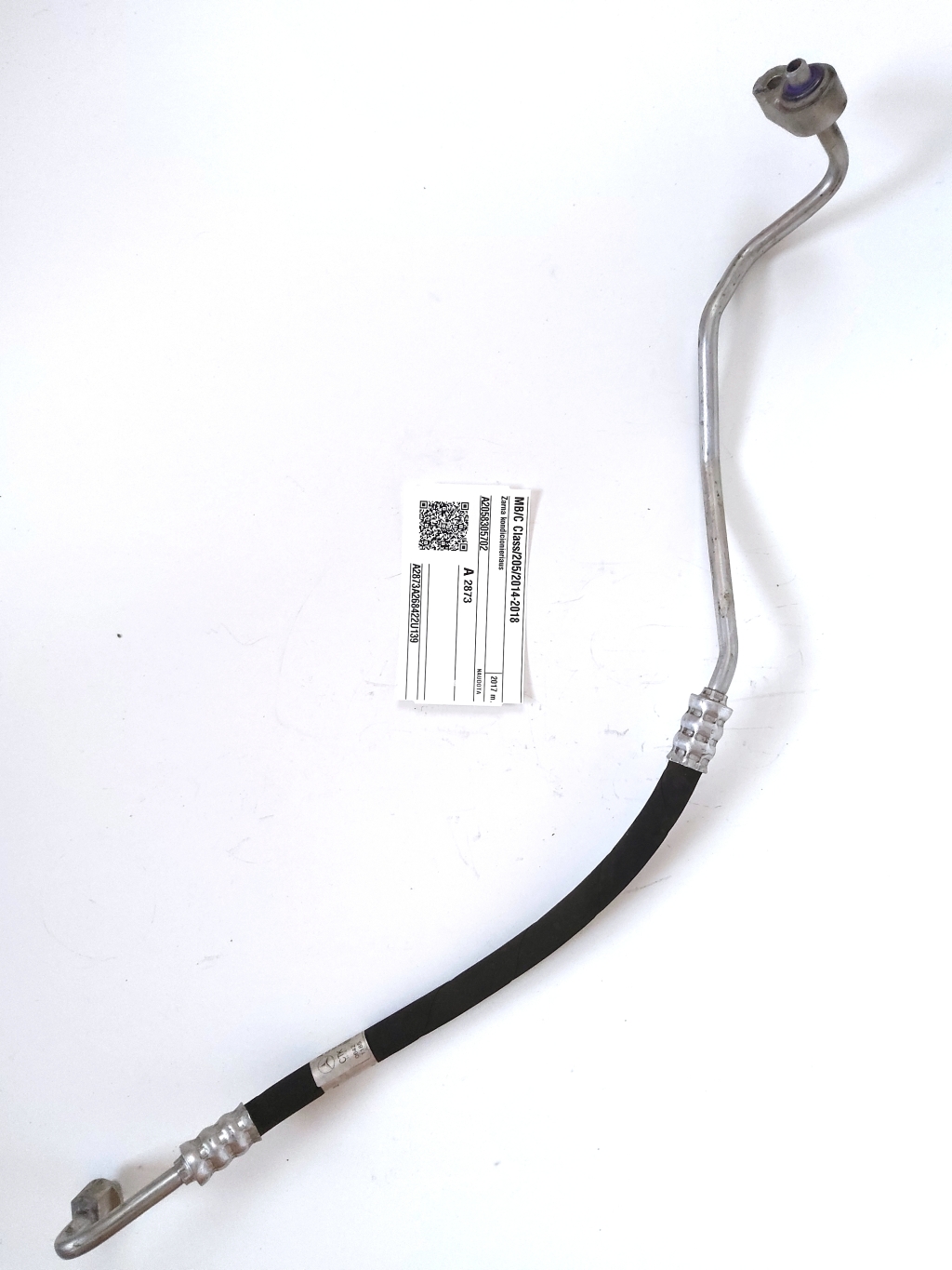 Used Mercedes Benz C-Class Hose for air conditioning A2058305702