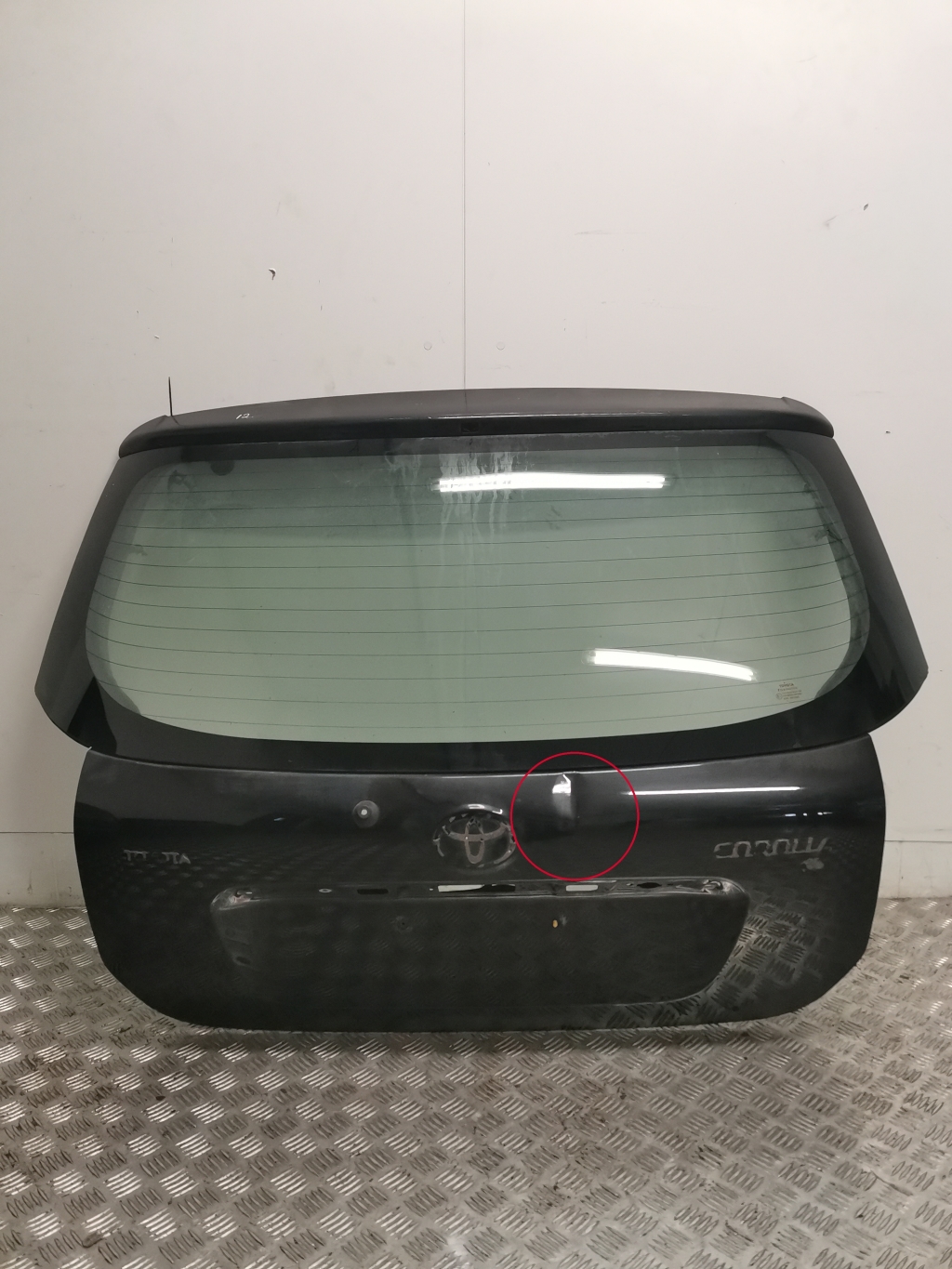 Used TOYOTA Corolla Trunk lid and its parts