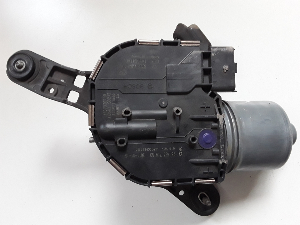 Used Citroen C4 Picasso Windshield wiper motor 9676371780