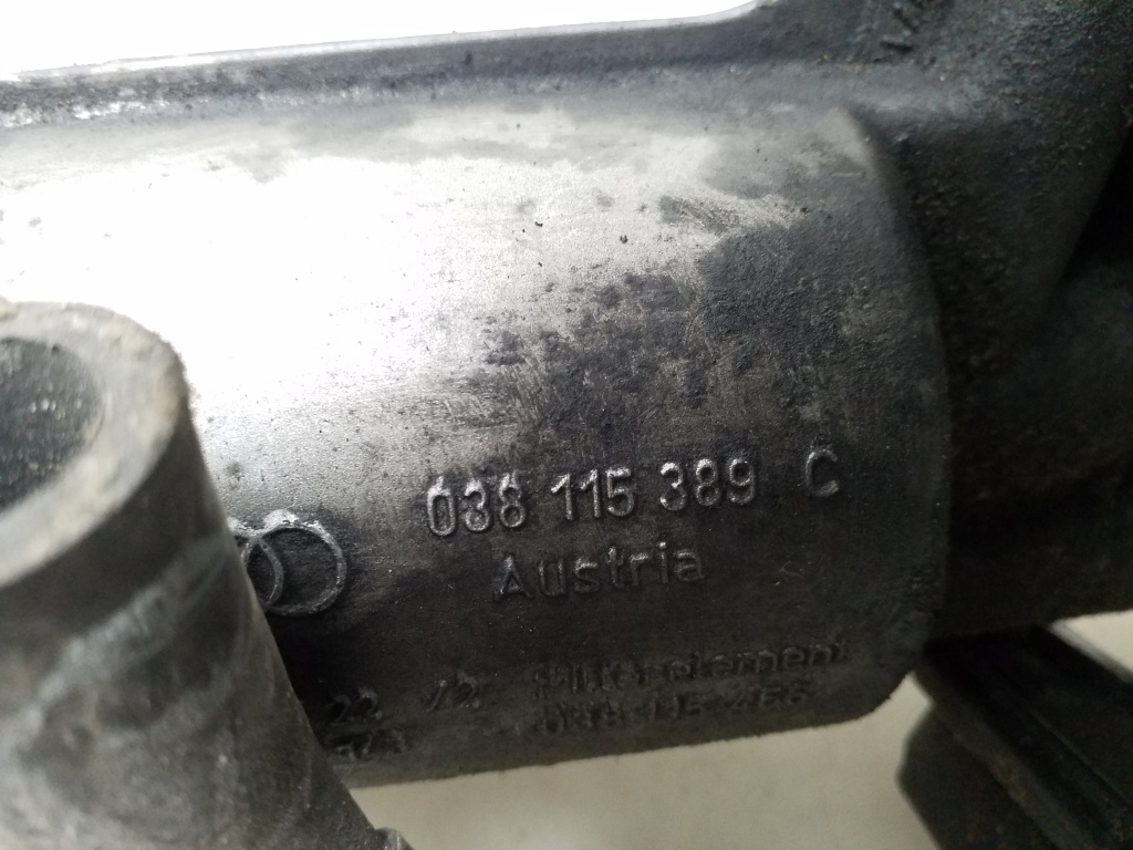 Used AUDI A4 Oil filter housing 038115389C