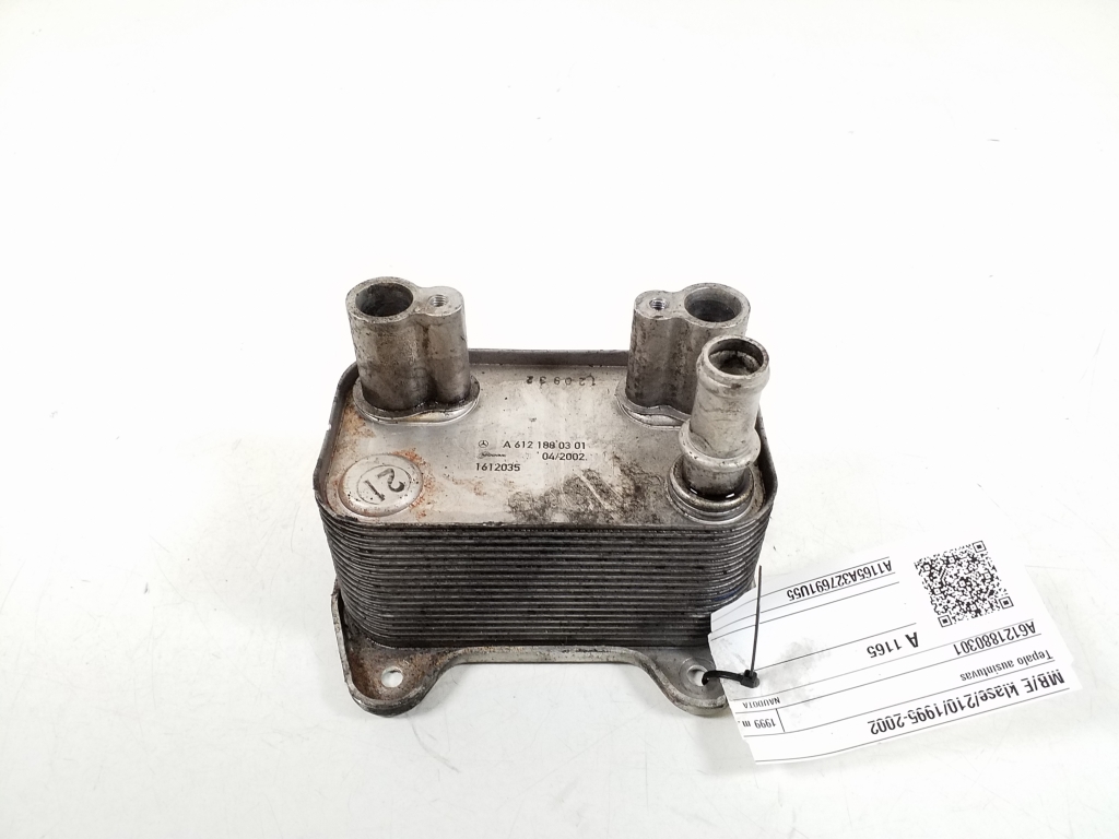 Used Mercedes Benz E-Class Oil cooler A6121880301