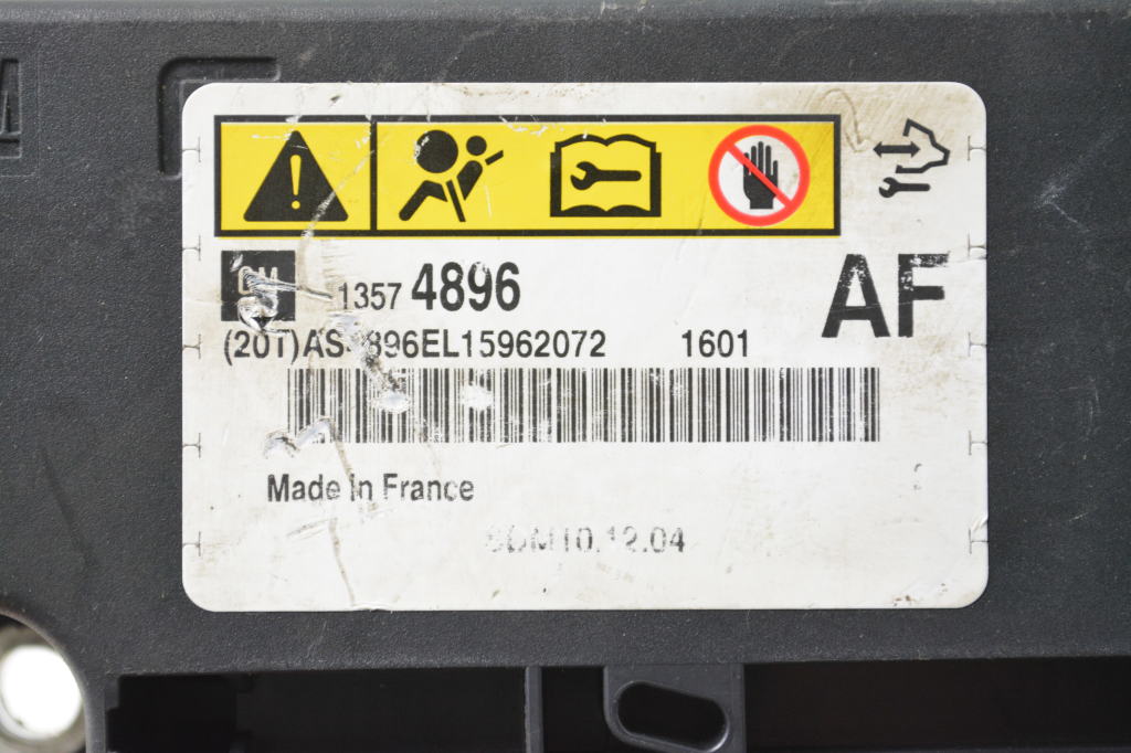 Used Opel Astra Airbag module 13574896