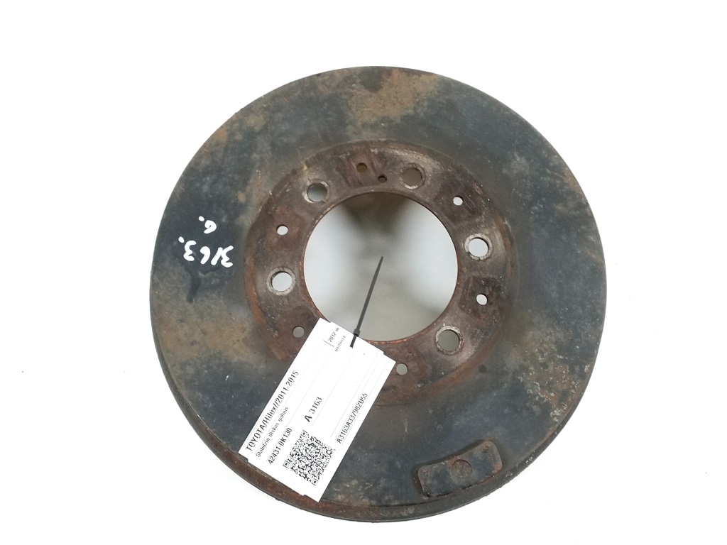 Used TOYOTA Hilux Rear brake disc 42431-0K130