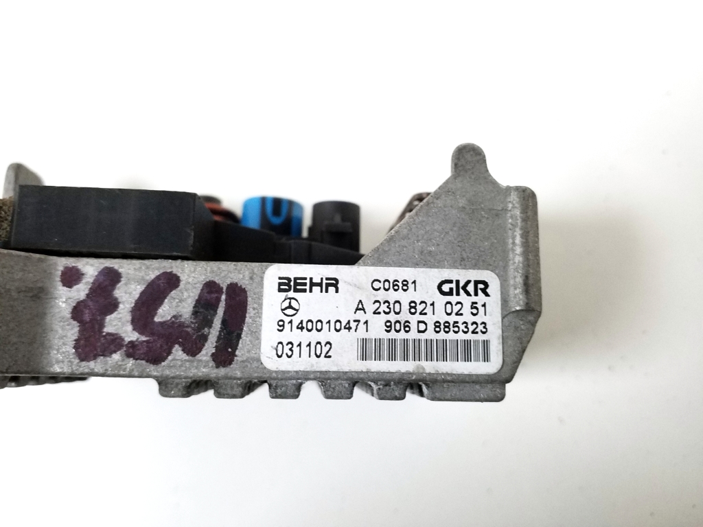 Used Mercedes Benz S-Class Cabin shoulder motor resistance A2308210251