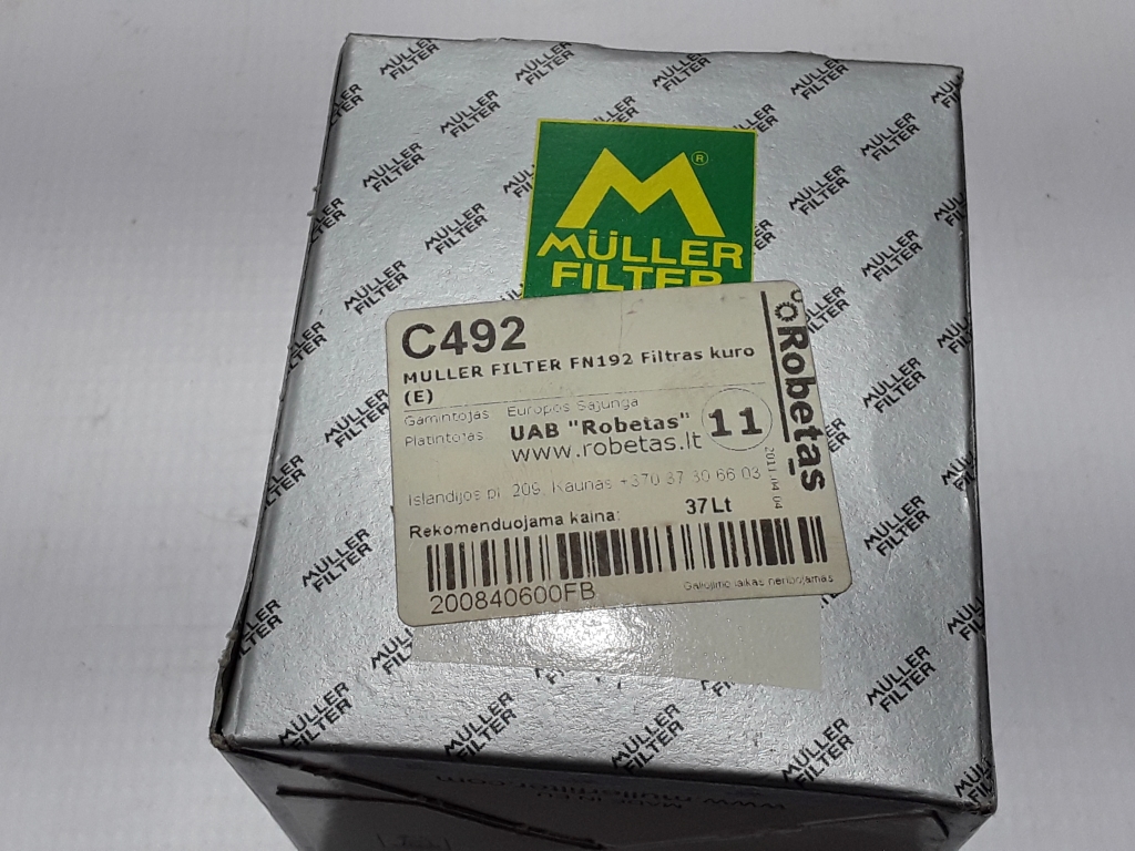 Used RENAULT Trafic Fuel filter and its parts 7701475229