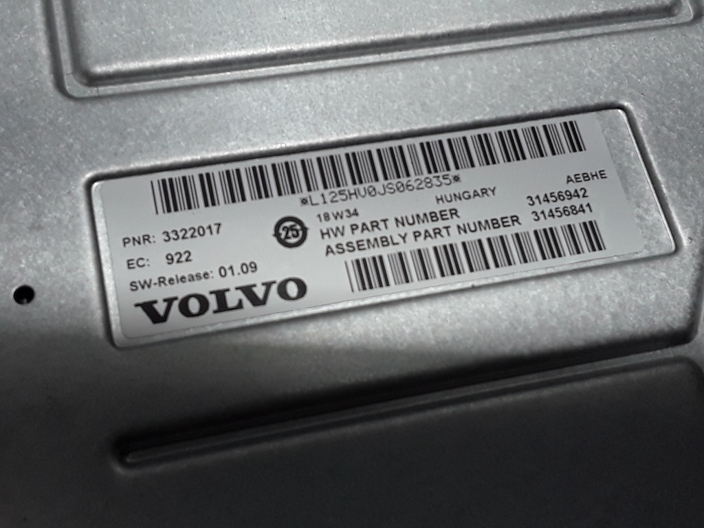 Naudotas VOLVO XC40 Audio aparatūros stiprintuvas 31456942