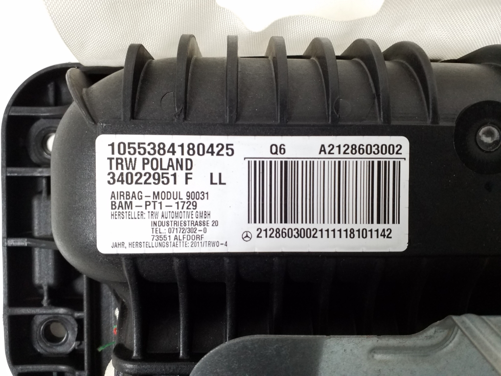 Used Mercedes Benz E-Class Airbag passenger panels A2128603002