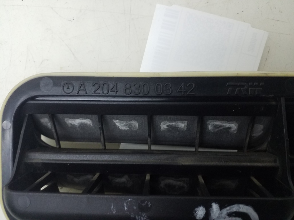 Used Mercedes Benz C-Class Rear wing ventilation grille A2048300342
