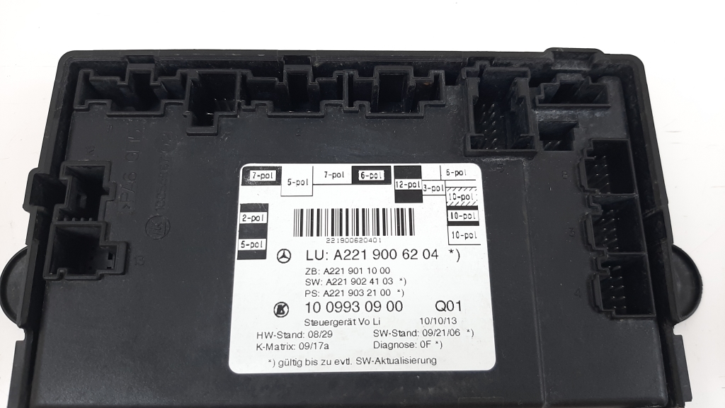 Used Mercedes Benz S-Class Front door control unit A2219006204