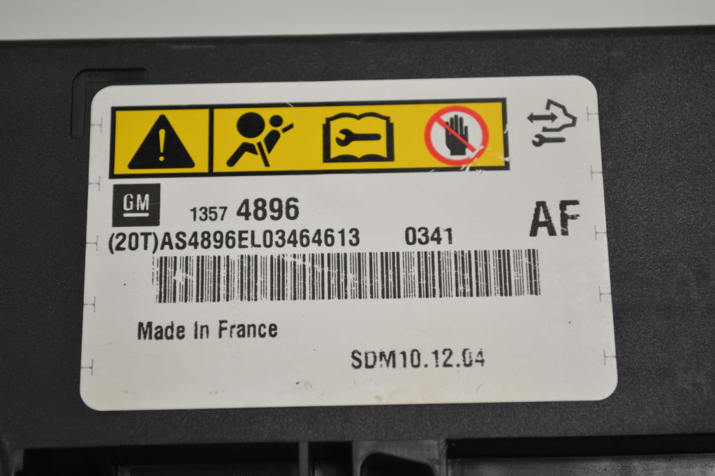 Used Opel Astra Airbag module 13574896
