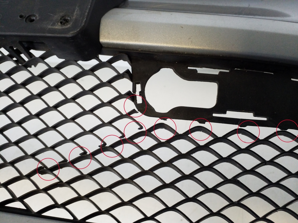 Used Mercedes Benz GLC-Class Front bumper and its parts (set)