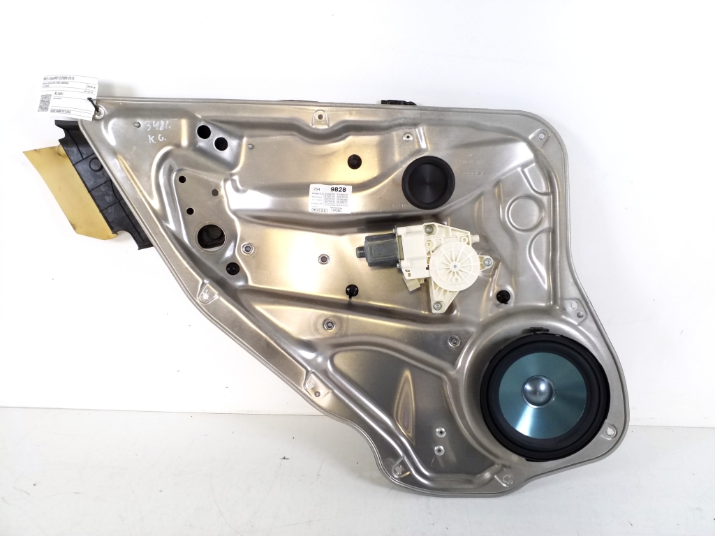 Naudotas Mercedes Benz E-Class Galinių šoninių durų stiklo pakėlikas ir ...