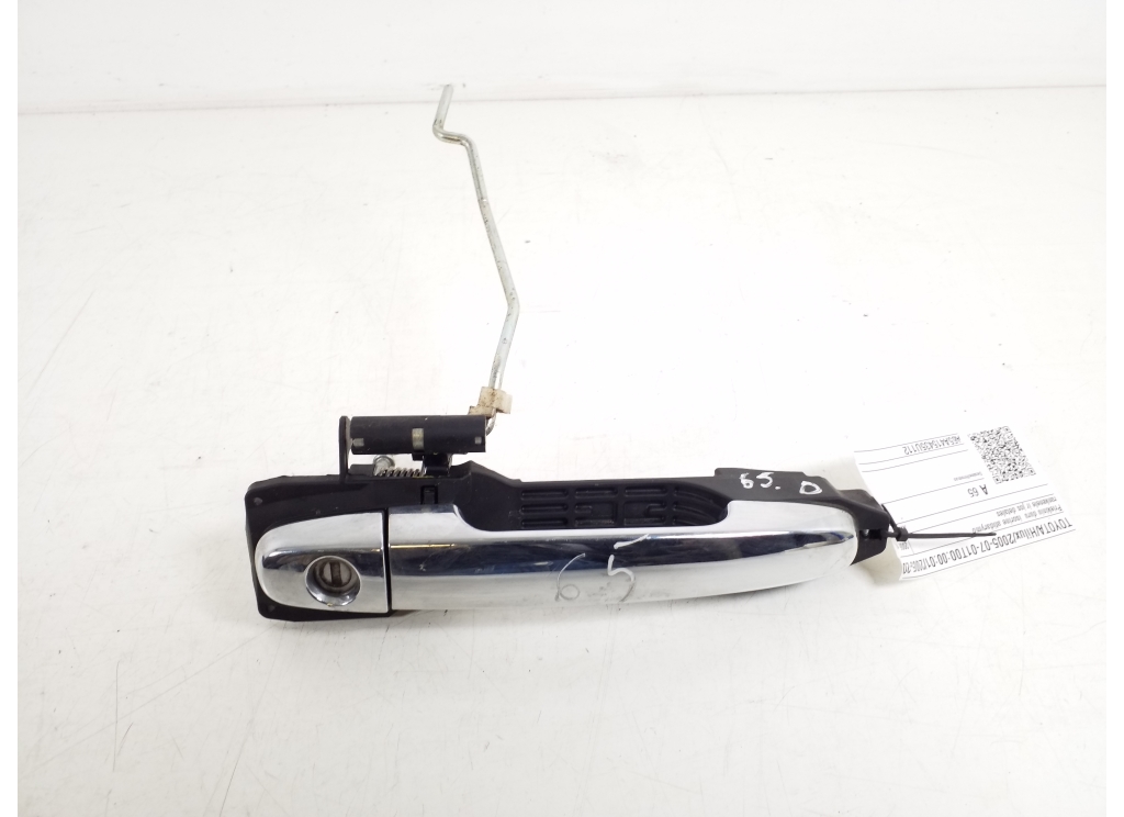 Used TOYOTA Hilux Front door external opening handle and its details