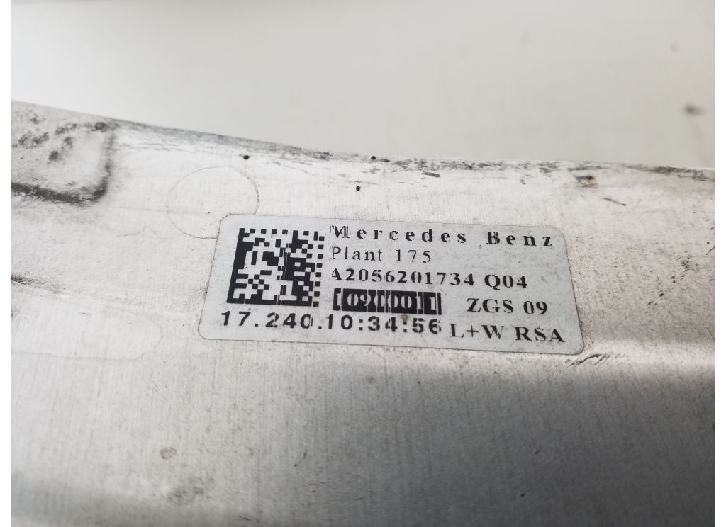 Used Mercedes Benz C-Class The middle part of the front frame A2056201734