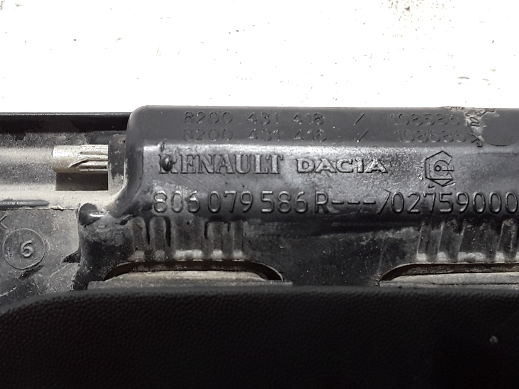 Used Dacia Dokker Rear door opening outer handle and its details 806079586R