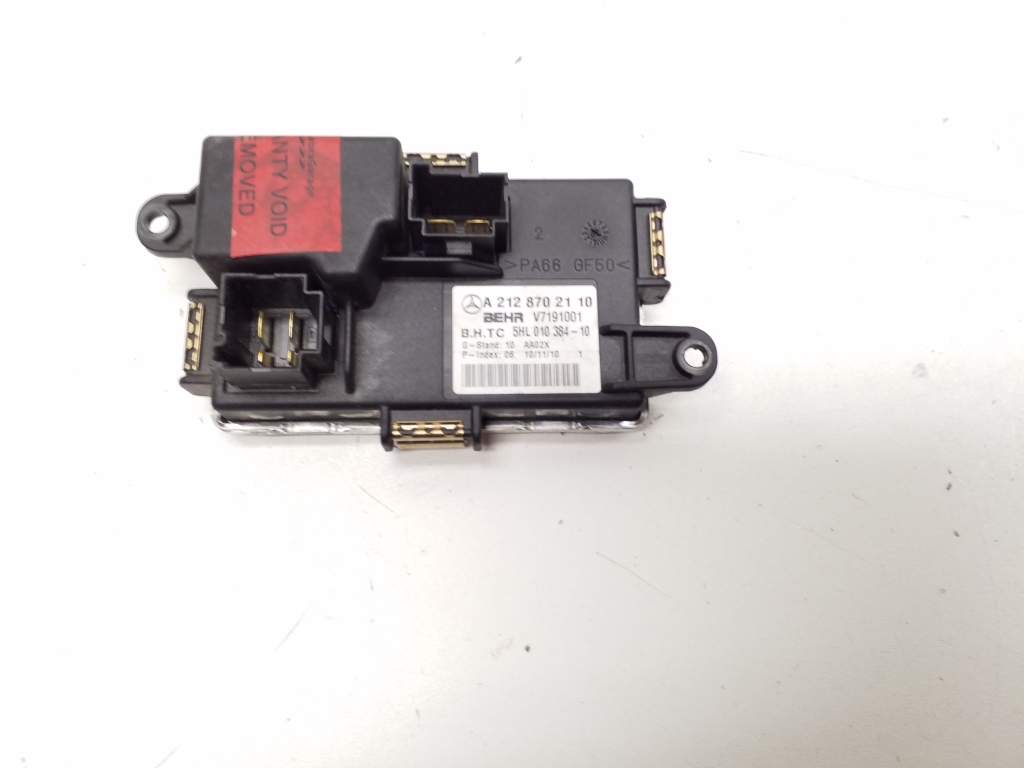 Used Mercedes Benz E-Class Cabin shoulder motor resistance A2128702110