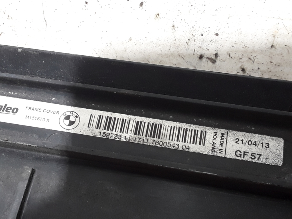 Used BMW 3 SERIES Air deflector cooling radiator 7600543