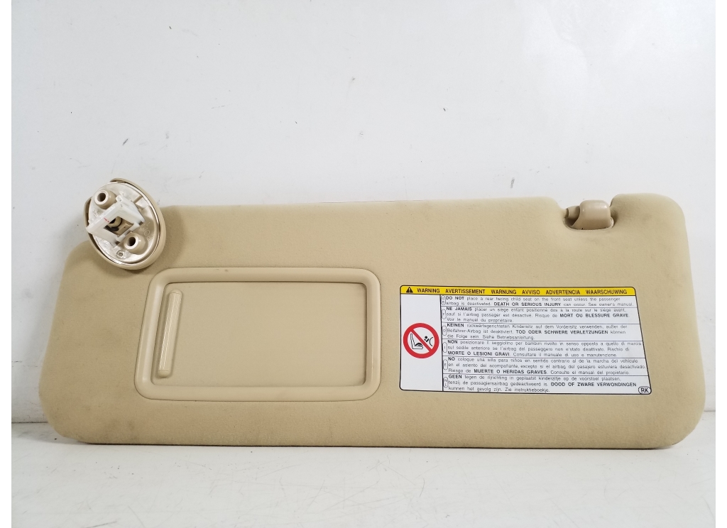 LEXUS RX 3 generation (2009-2015) Left Side Sun Visor 74320-48340 ...