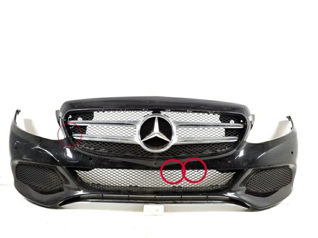 Used Mercedes Benz C-Class Front bumper and its parts (set)