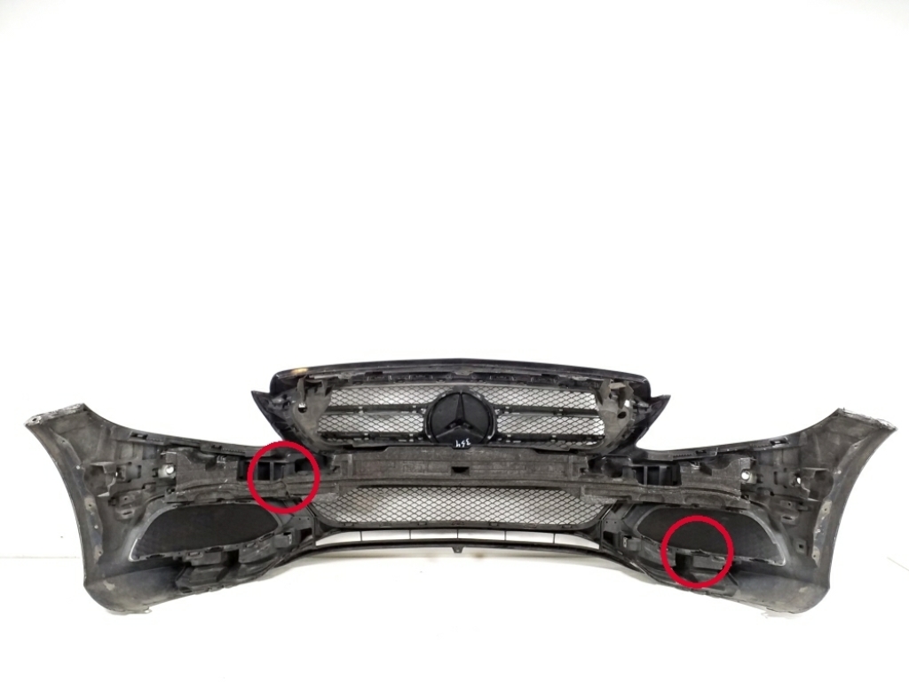 Used Mercedes Benz C-Class Front bumper and its parts (set)