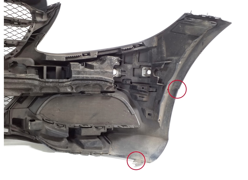 Used Mercedes Benz C-Class Front bumper and its parts (set)