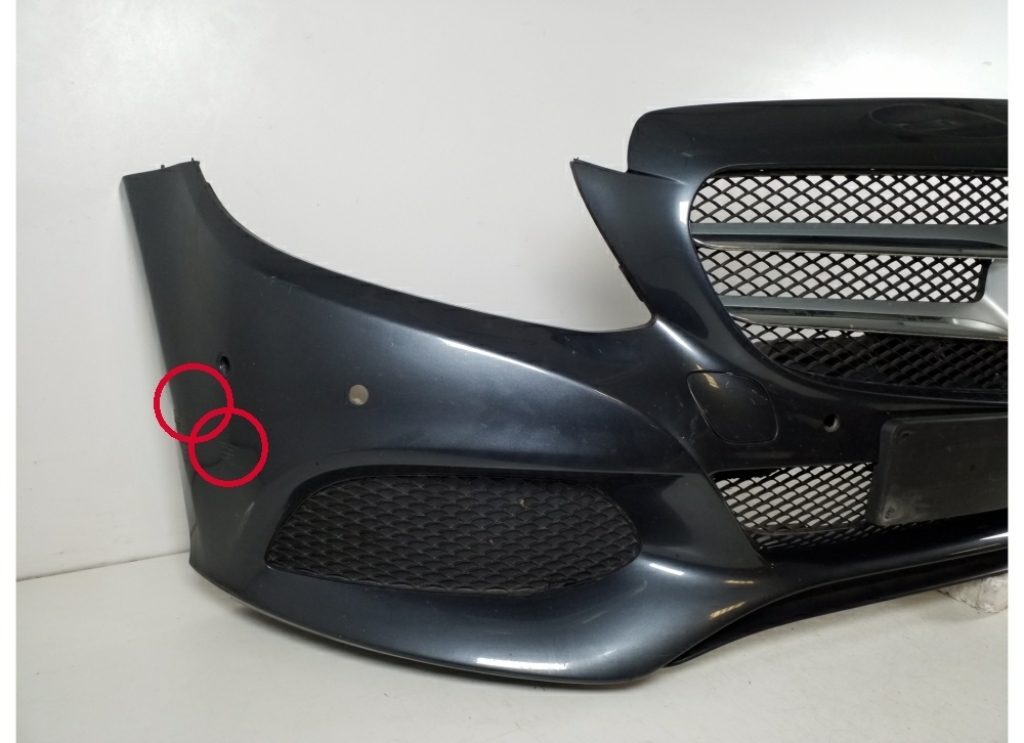 Used Mercedes Benz C-Class Front bumper and its parts (set)
