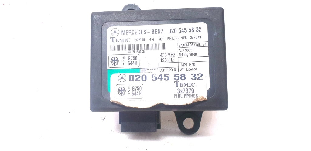 Used Mercedes Benz Vito Immobilizer unit 020 545 58 32