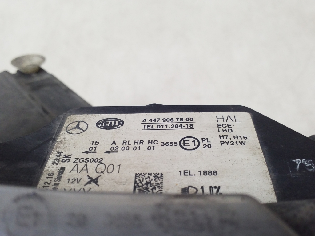 Used Mercedes Benz Vito Headlights A4479067800