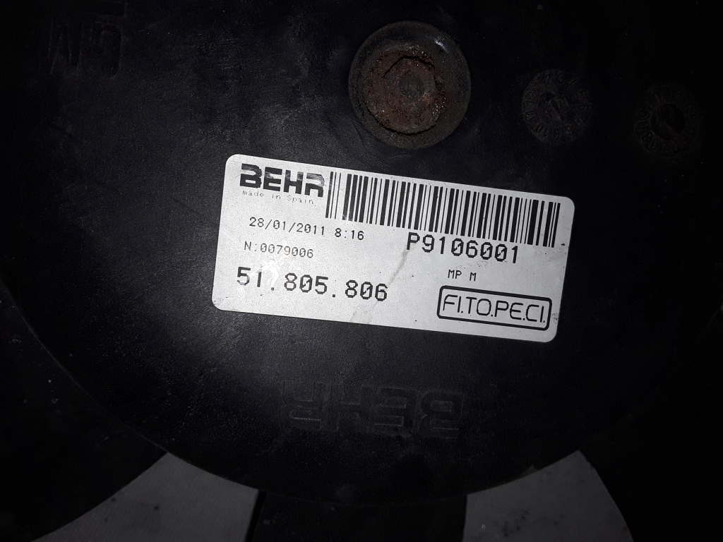 Used Peugeot Bipper Cooling fan and its parts P9106001