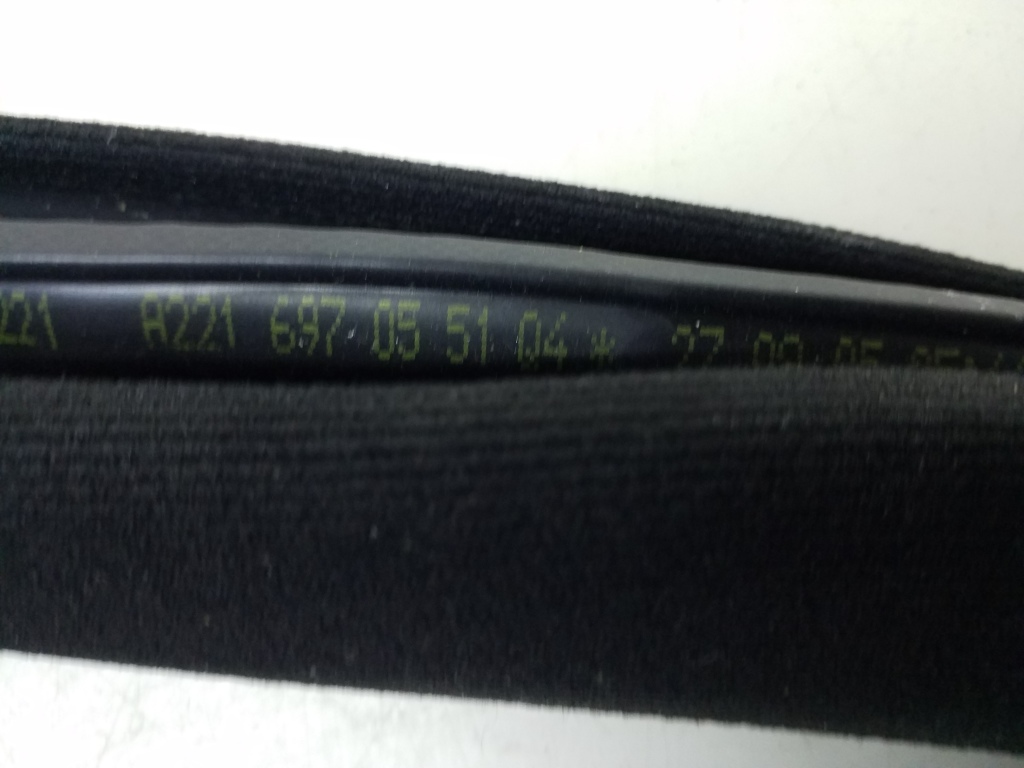 Used Mercedes Benz S-Class Front door sealing rubber A2216970551